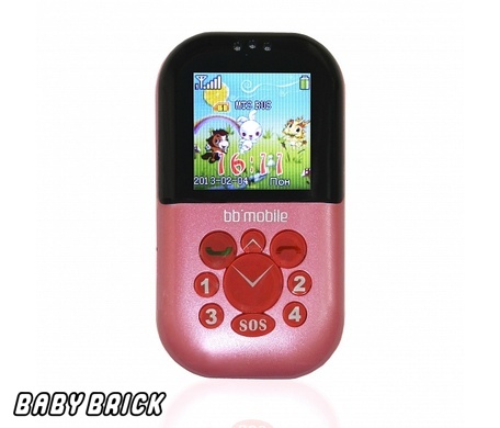 Детский мобильный телефон BB-mobile Жучок (розовый)